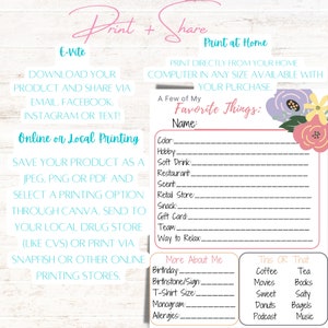 Staff Favorite Things, Staff Appreciation, Editable Teacher Favorites ...