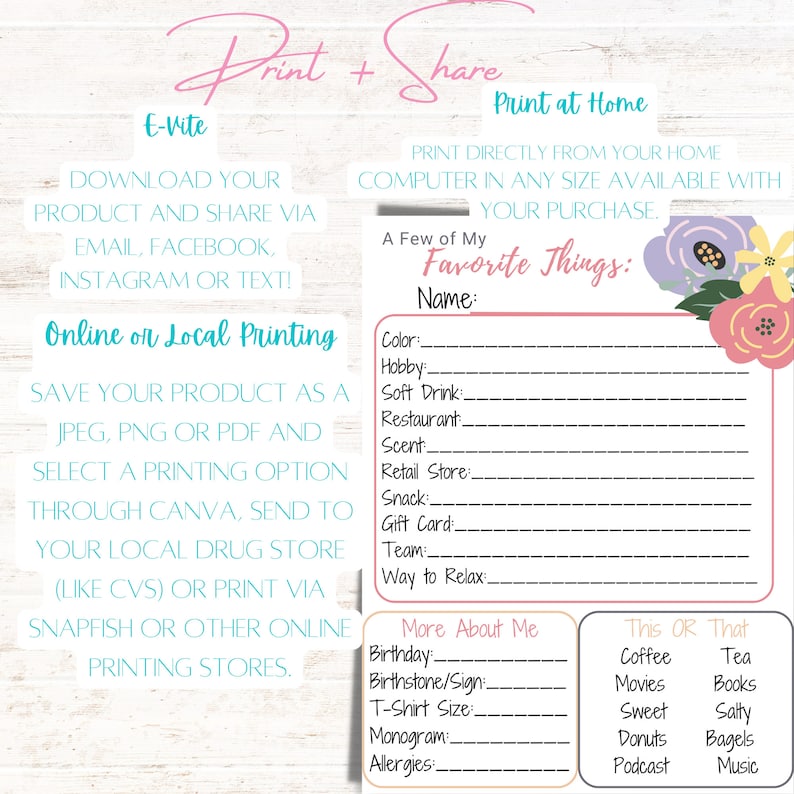 Staff Favorite Things, Staff Appreciation, Editable Teacher Favorites ...