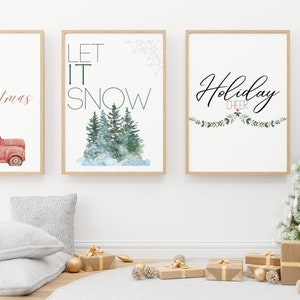 Holiday Cheer Instant Download, Customizable Christmas Wall Art - Etsy