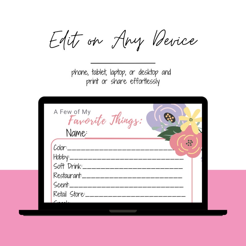 Staff Favorite Things, Staff Appreciation, Editable Teacher Favorites ...