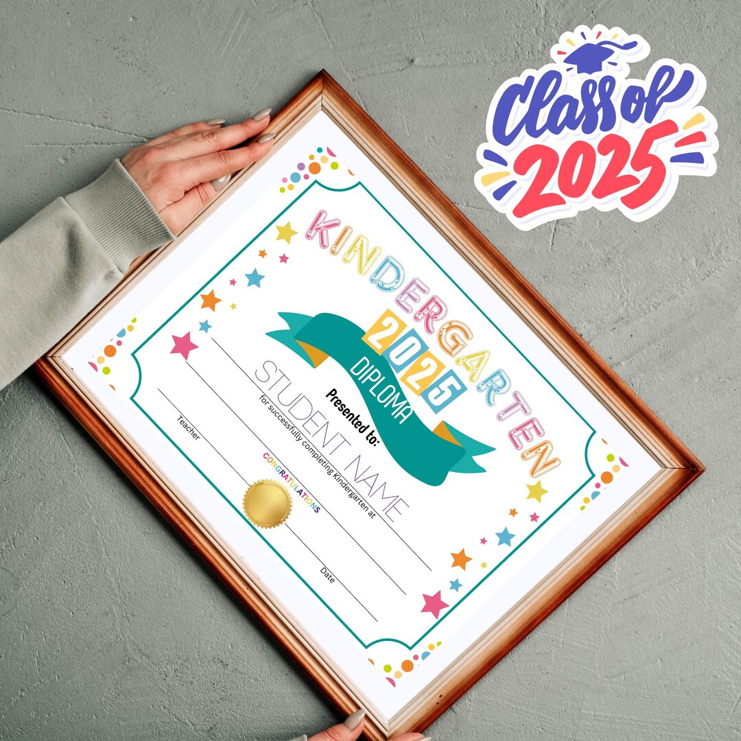 Editable Diploma Certificate Template | Canva Instant Download ...