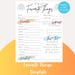 Editable Favorite Things Questionnaire Template | Canva Customizable ...