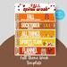 Editable Fall Theme Week Flyer | Canva Template (pro) | School Festival ...
