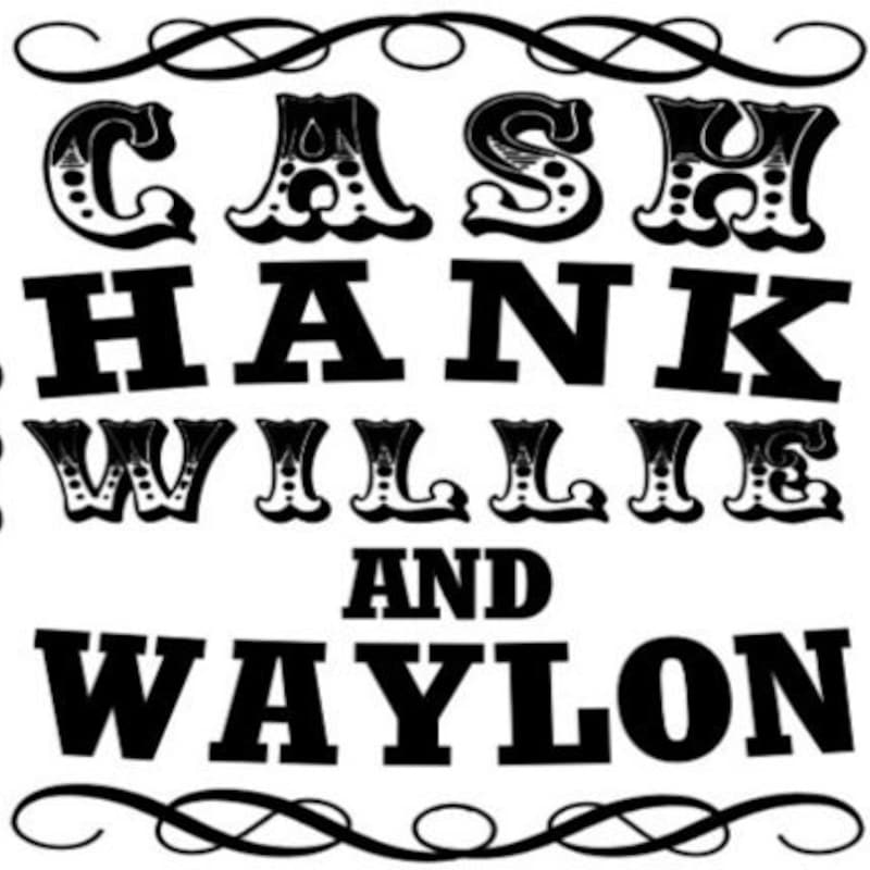 Waylon Jennings Svg - Etsy