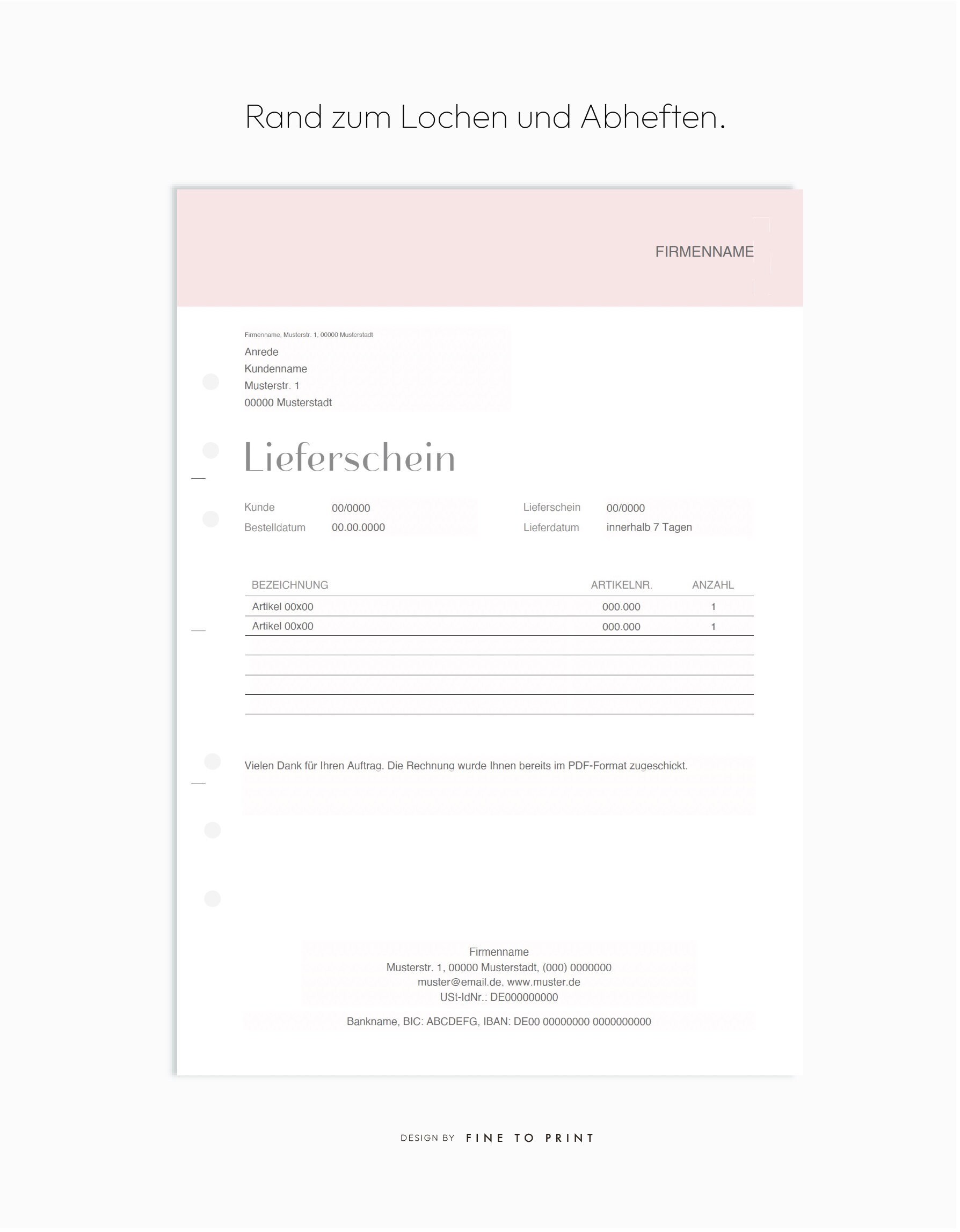 Delivery Note Template, Custom Delivery Form, Business Note, Delivery ...