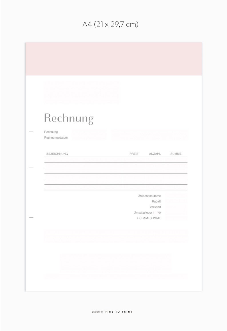 Invoice Template, Custom Invoice Form, Business Invoice, Order Invoice ...