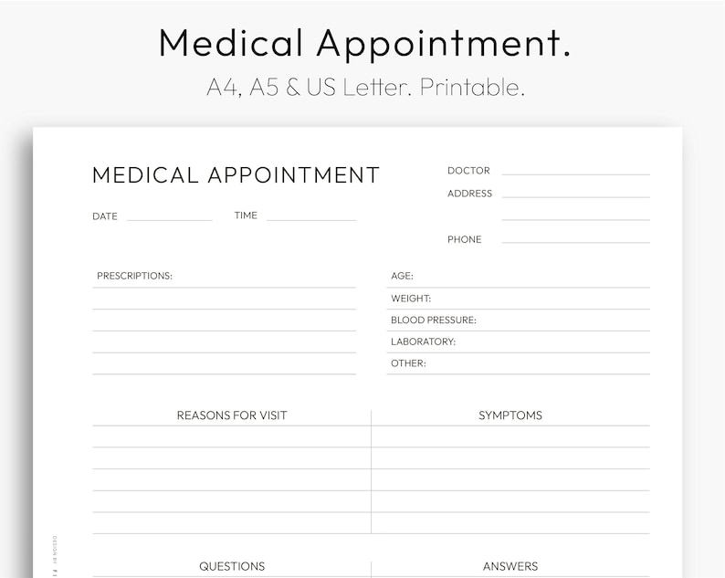 Medical Appointment, Doctor's Visit, Symptoms, Prescriptions ...