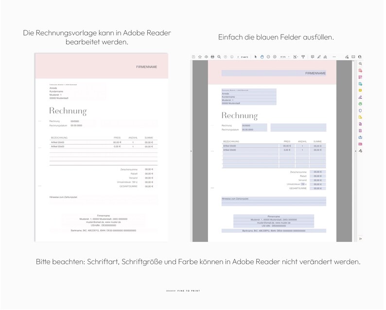 Invoice Template, Custom Invoice Form, Business Invoice, Order Invoice ...