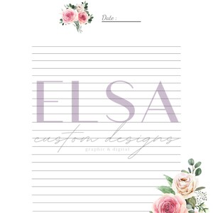 Printable Journal Pages - Pink Journal - Printable PDF - Instant ...