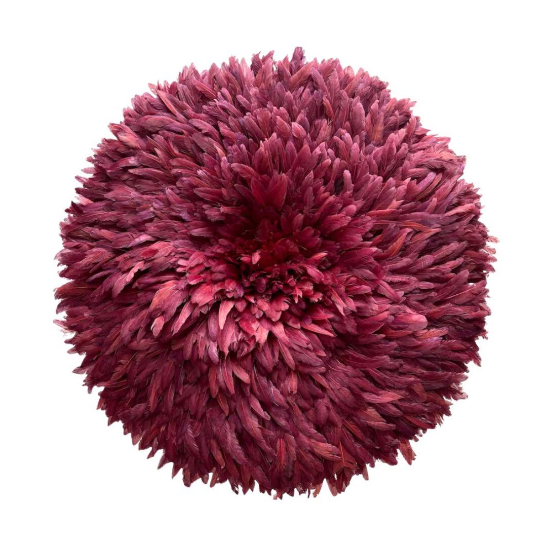 Authentic Burgundy Juju Hat [5 Sizes Available : 14", 20", 26", 32", 40 ...