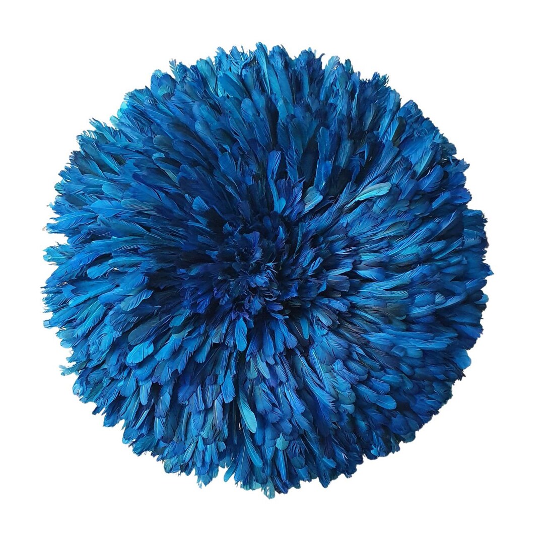 Authentic Juju Hat Blue 5 Available Sizes Abundance Bamileke Wall ...