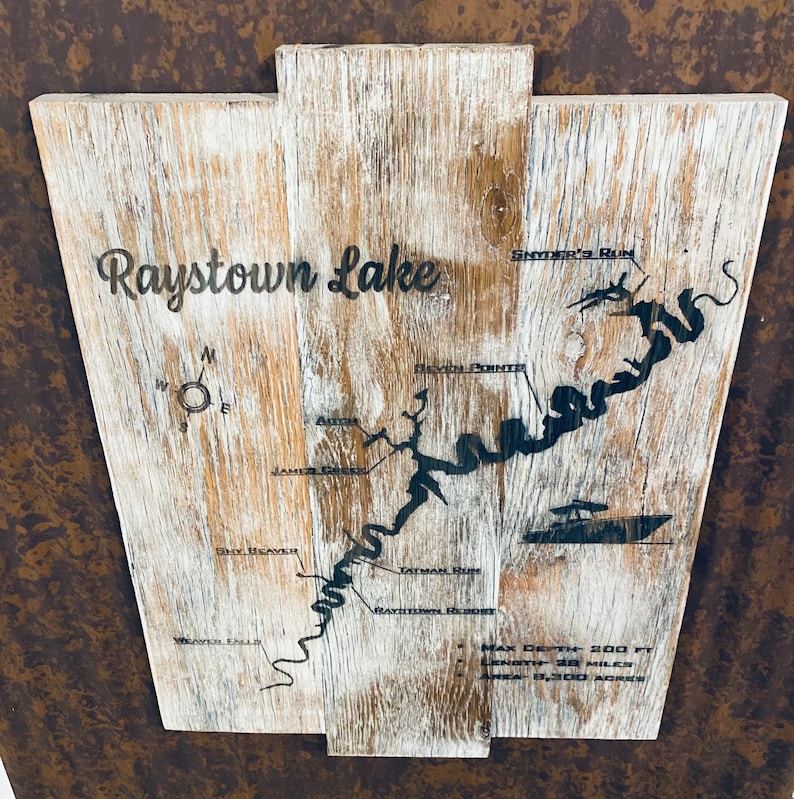 Raystown Lake- Rustic Laser Engraved Sign - Etsy