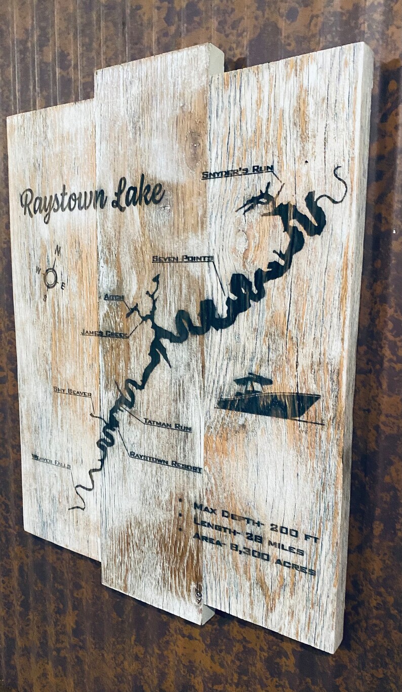 Raystown Lake- Rustic Laser Engraved Sign - Etsy
