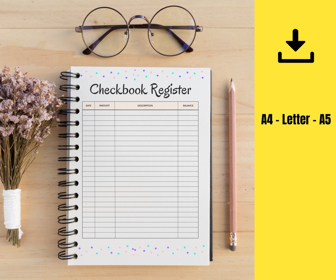 Checkbook Register, Balance Tracker, Deposit Manager, Transactions ...