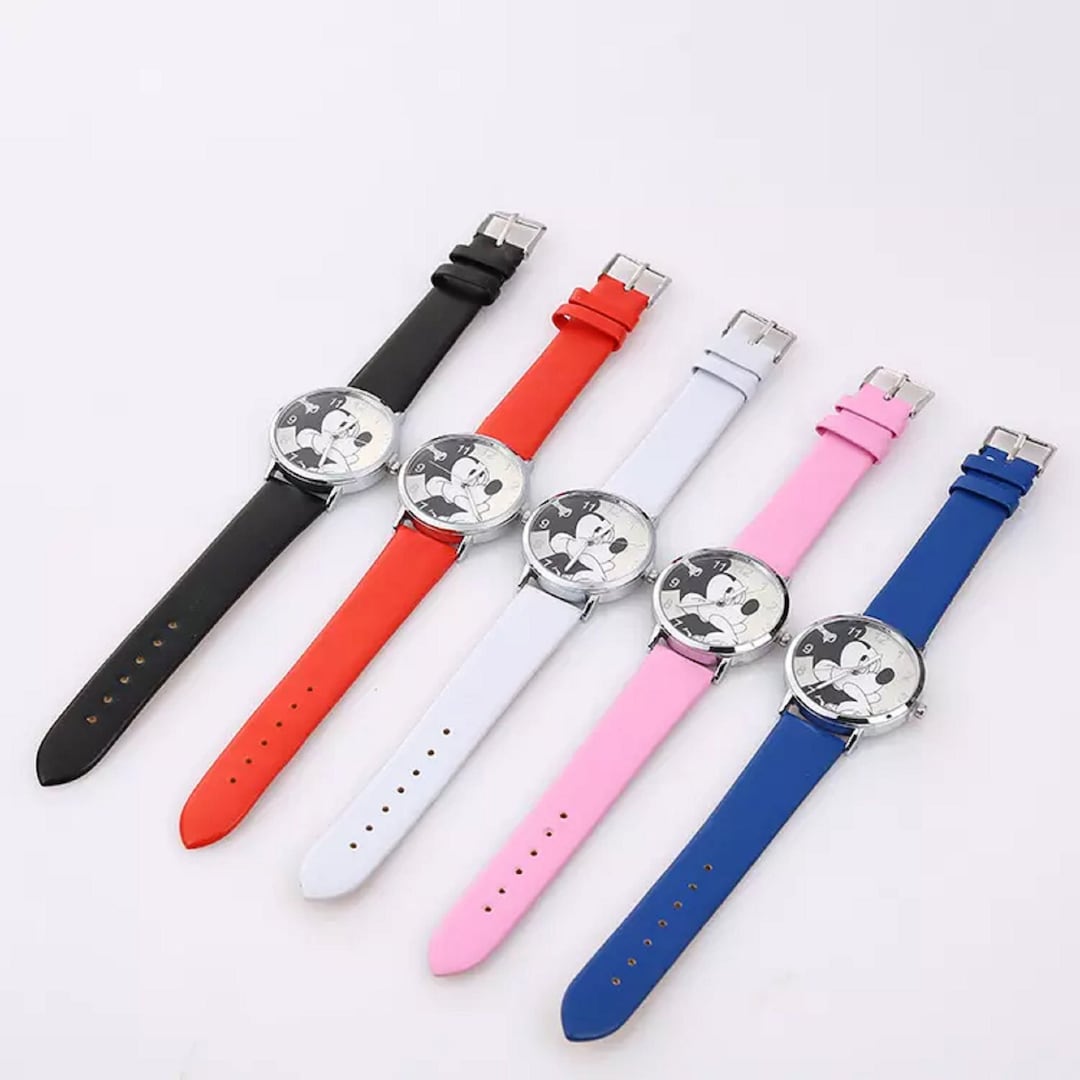 Disney Mickey Mouse Watches 5 Colors - Etsy Denmark
