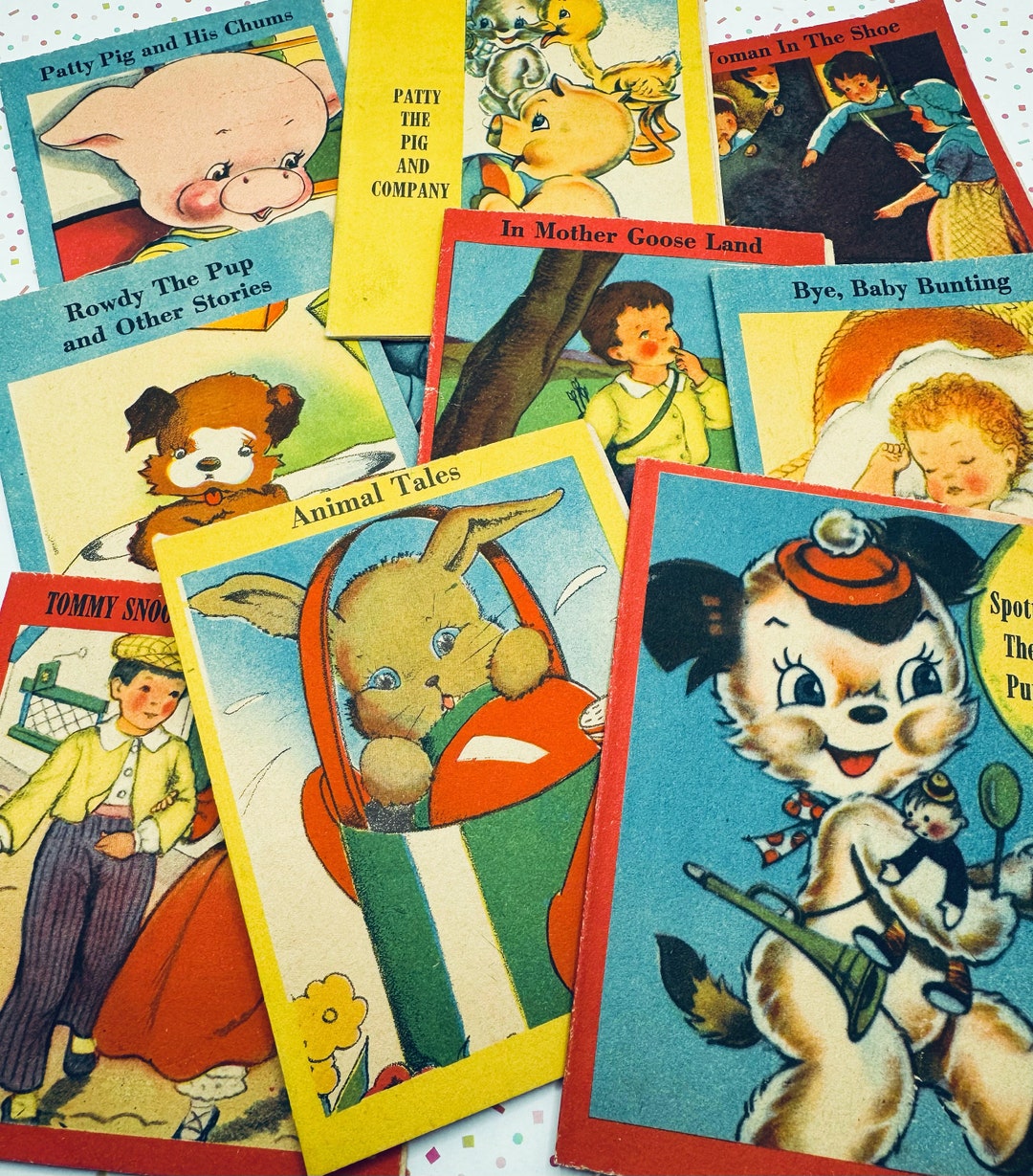 Children’s Illustrated Mini Story Books - Etsy