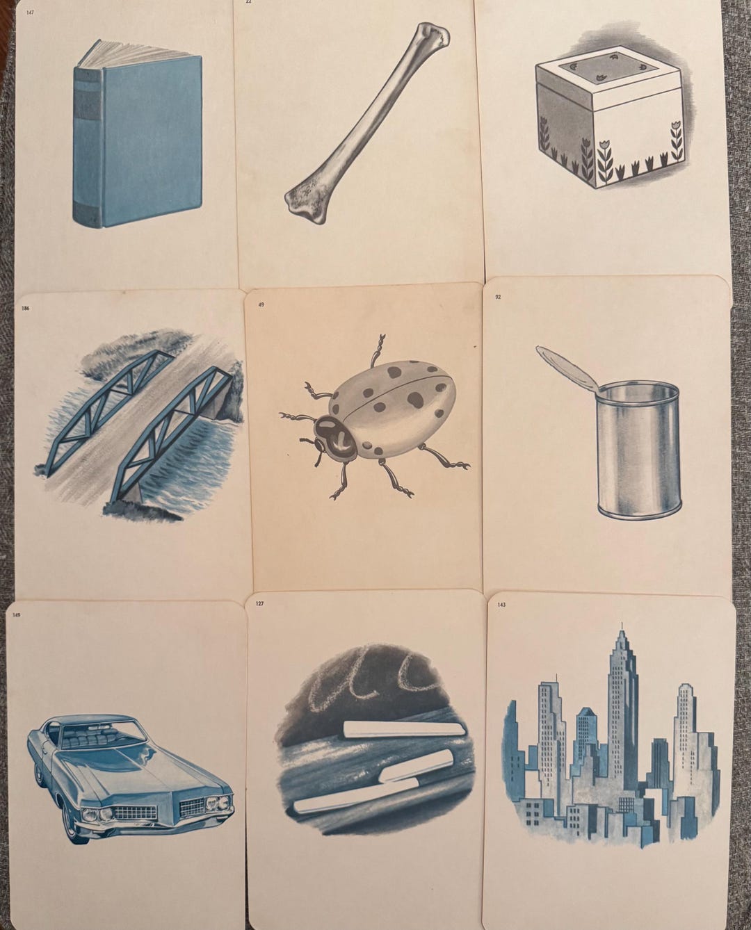 B&W Large Picture Flash Cards - Etsy