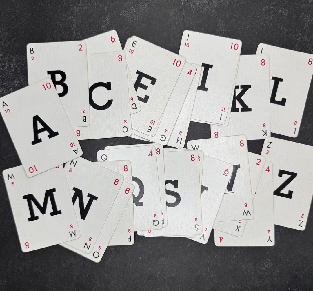 Alphabet Game Cards / Sets - Etsy