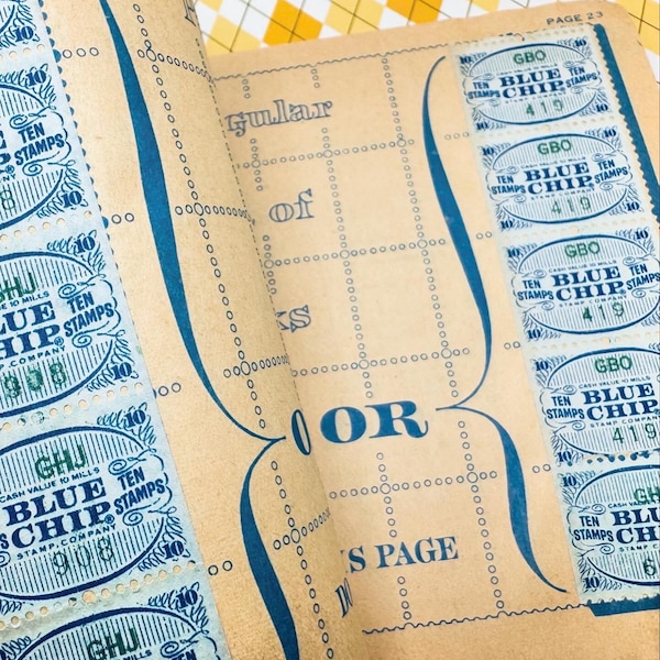 Blue Chip Stamps - Etsy