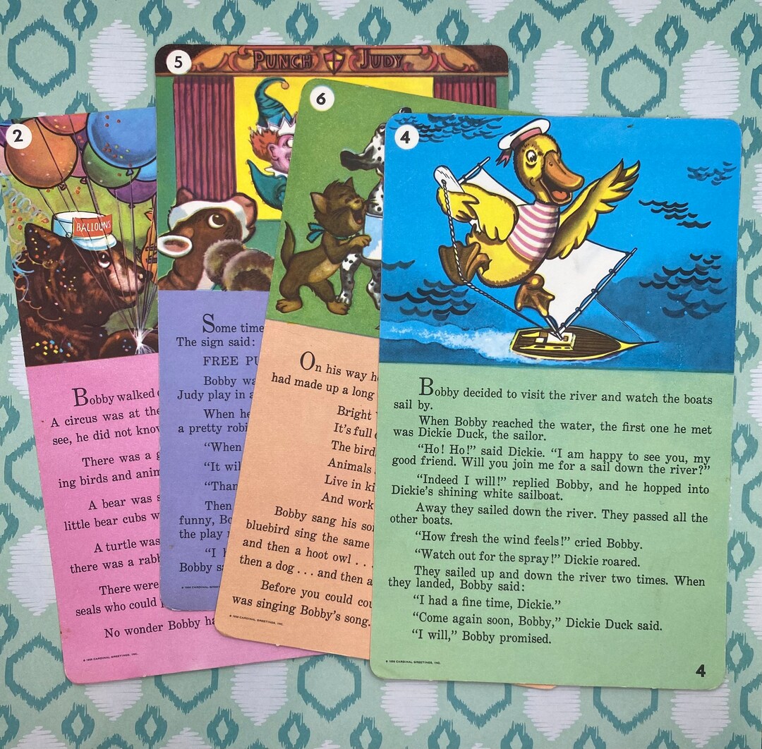 1956 Storybook Cards - Etsy