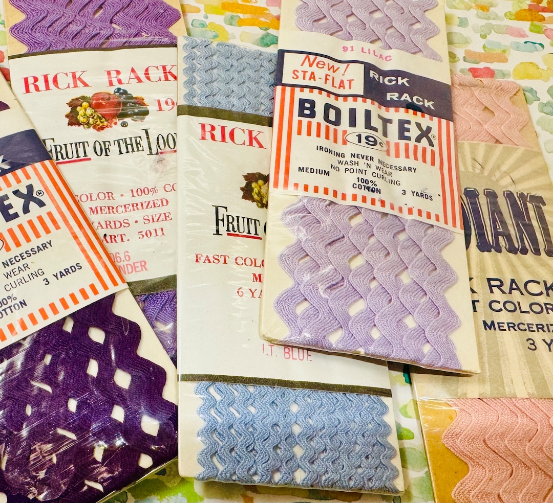 Rick-rack Ribbon Sewing Notions - Etsy