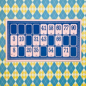 Lotto / Loto Game Card - Etsy