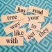 Word Flash Cards (10 Pieces) - Etsy