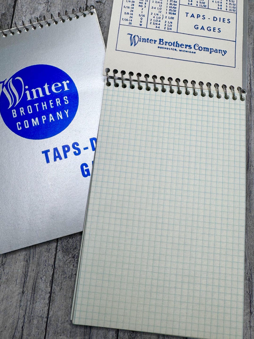 Graph Paper Pocket Spiral Notebooks - Etsy