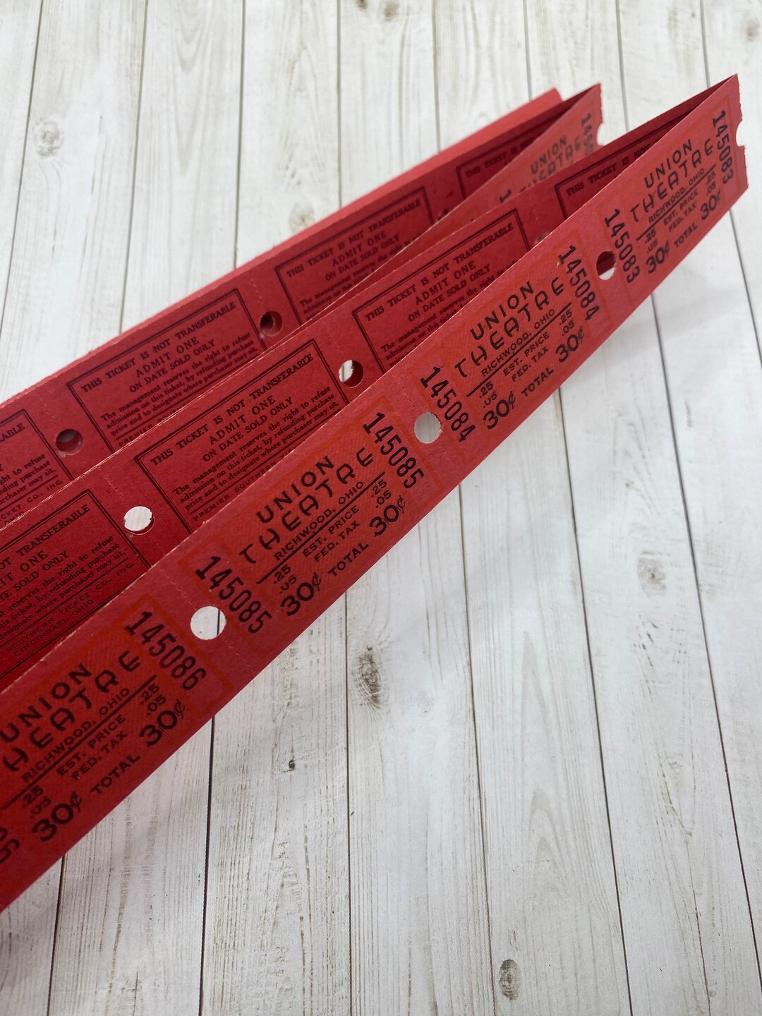 Rare 1930’s Movie Ticket Stacks (50 Pcs) - Etsy