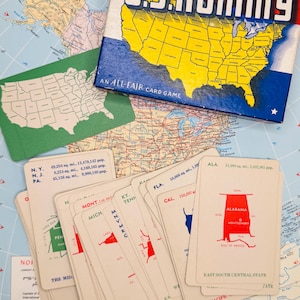 U.S. State Game Cards - Etsy