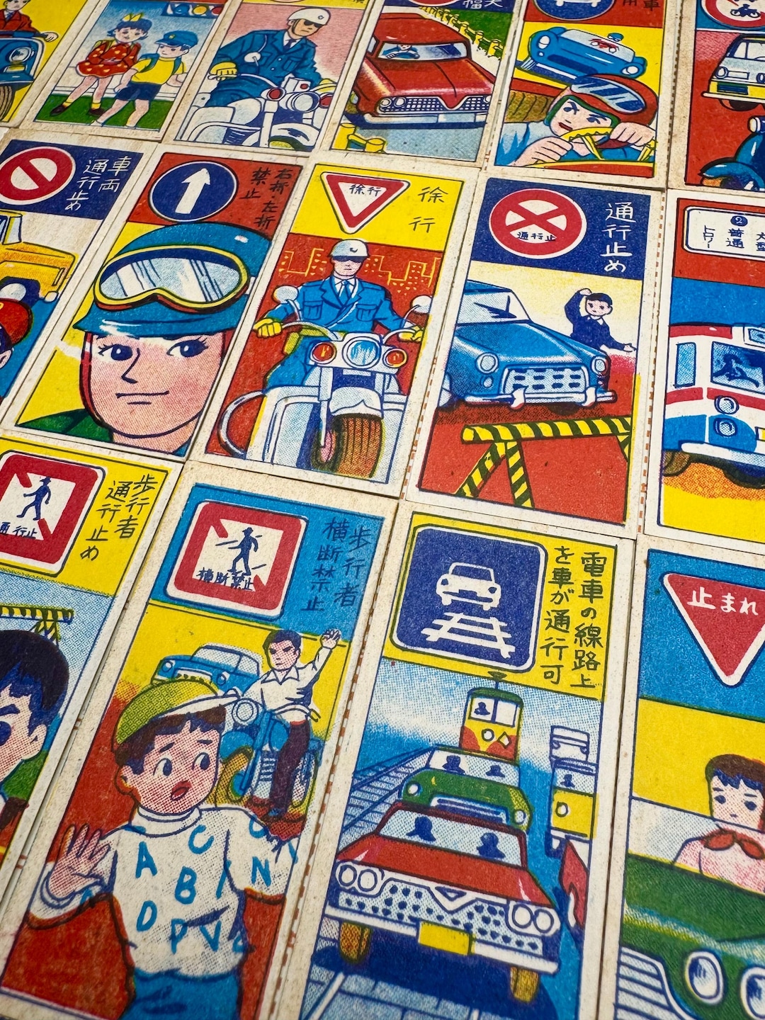 Japanese Menko Traffic Safety Cards - Etsy