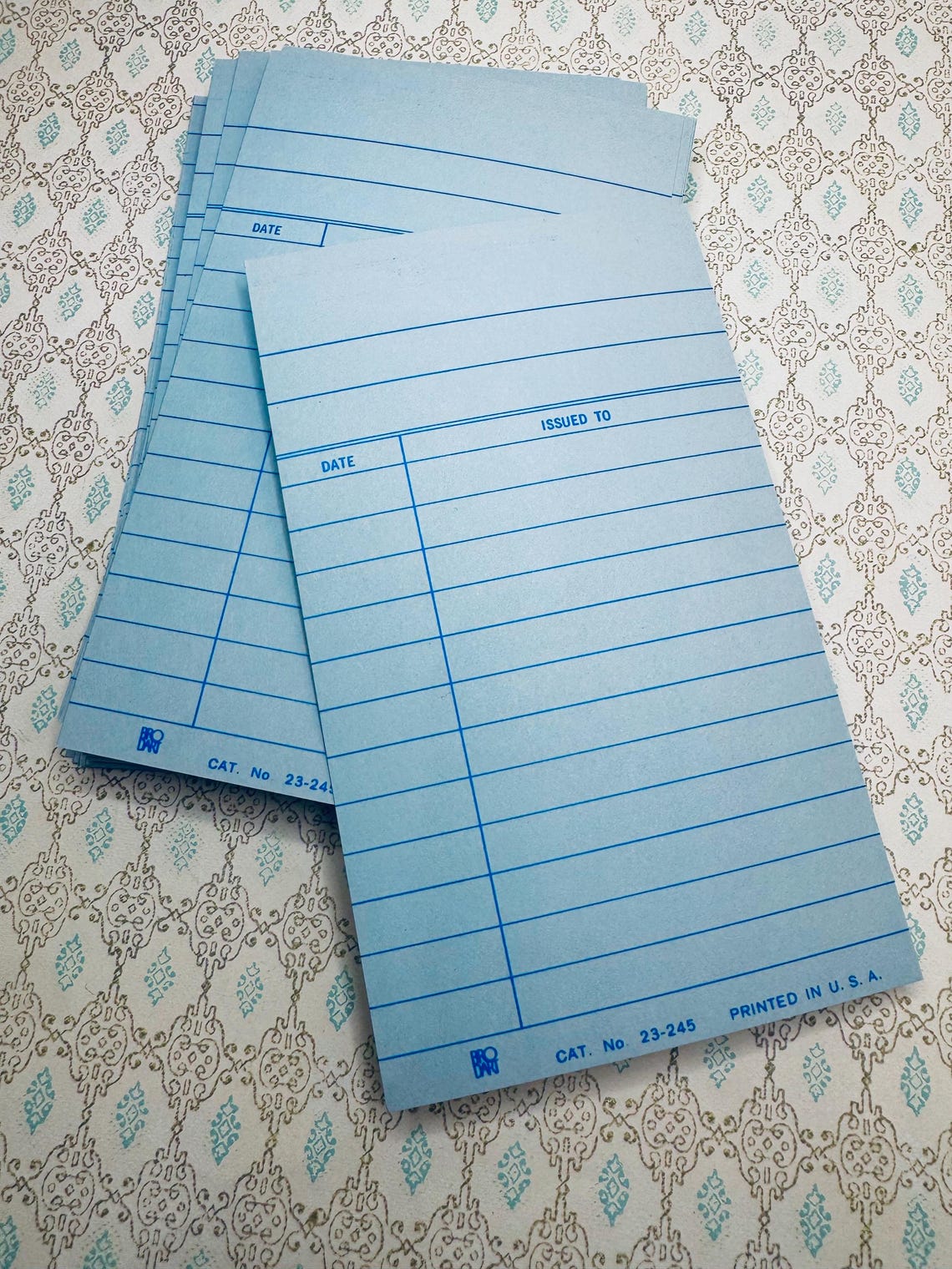 Library Book Checkout Cards or Pockets - Etsy