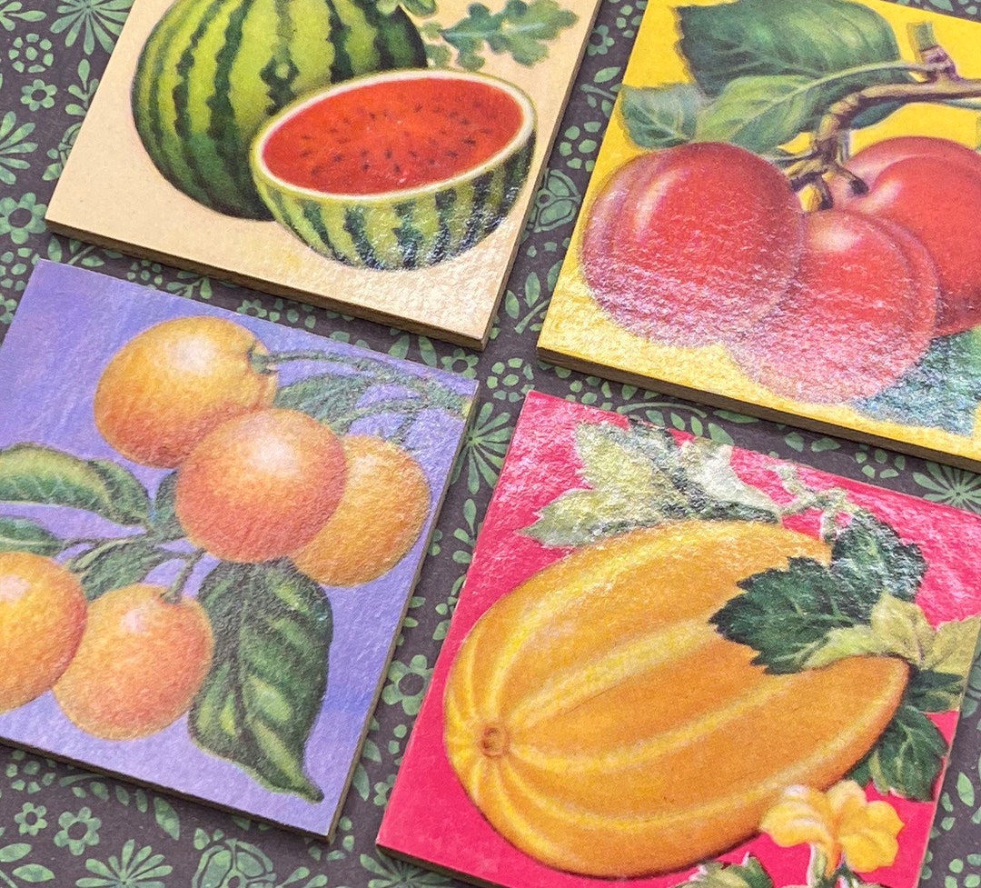 Chinese Fruit Flash Card Tile Sets - Etsy
