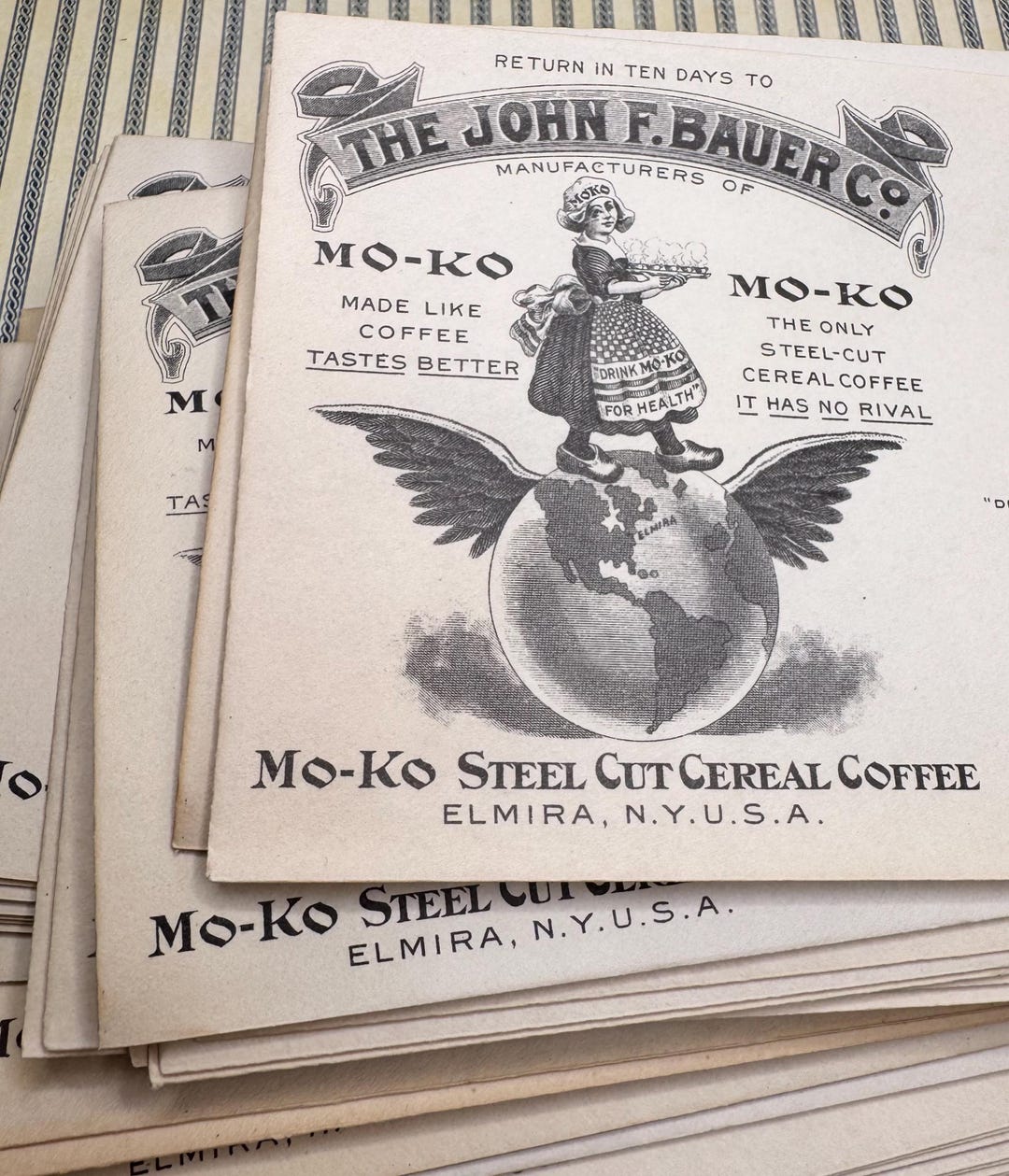 Bauer “mo-ko” Mocha Coffee Envelopes - Etsy