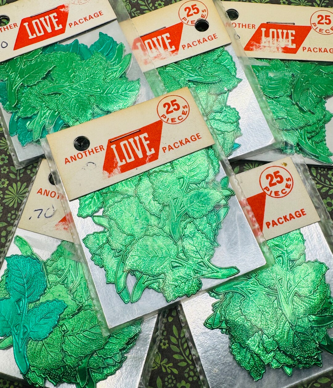 Green Foil Leaf Seals - Etsy