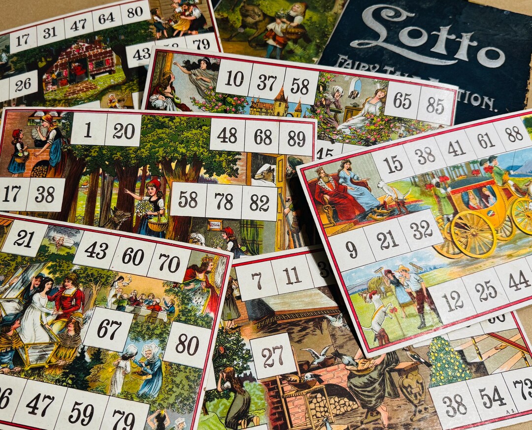 Bavarian Fairy Tale Lotto Game Boards - Etsy