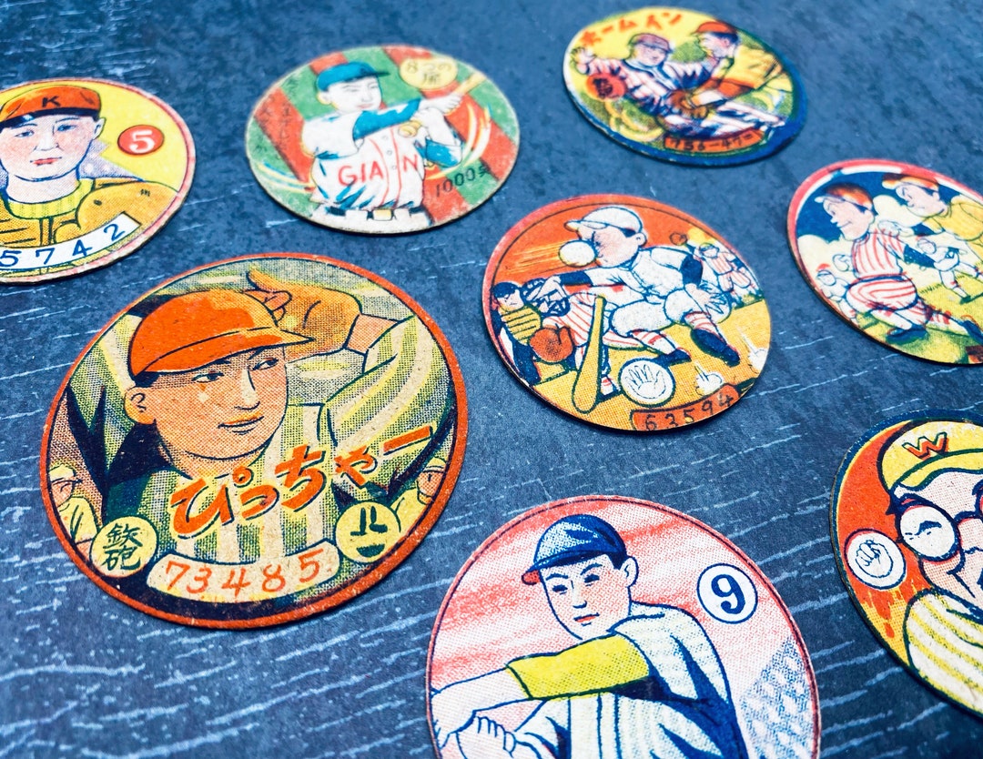 Japanese 1940’s Menko Baseball Cards - Etsy