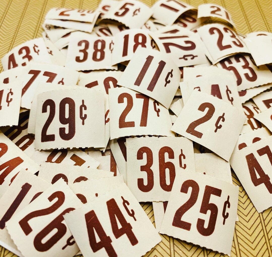 Price Tag Sets - Etsy