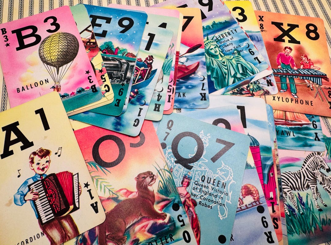 Alphabet Game Cards - Etsy