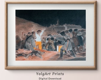 The Third of May 1808 by Francisco Goya Canvas Art Print Painting ...