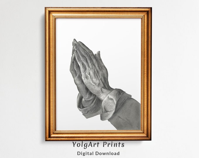 Praying Hands Drawing by Albrecht Durer Digital Download - Etsy Canada