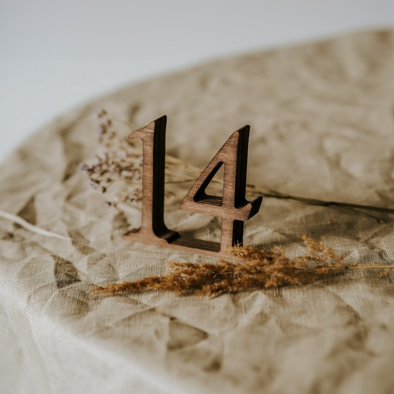 Rustic Table Numbers for Wedding Reception, Restaurant Table Numbers 1 ...