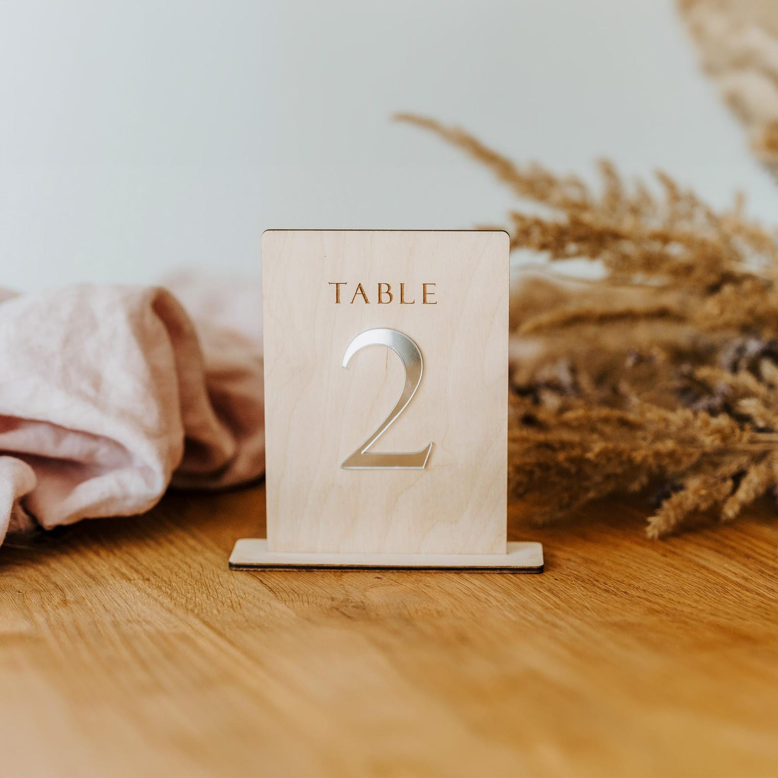 Custom Wooden Table Numbers for Boho Wedding, Wedding Reception Signs ...