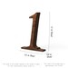 Restaurant Table Numbers 1-100 for Wedding Event, Wooden Table Numbers ...