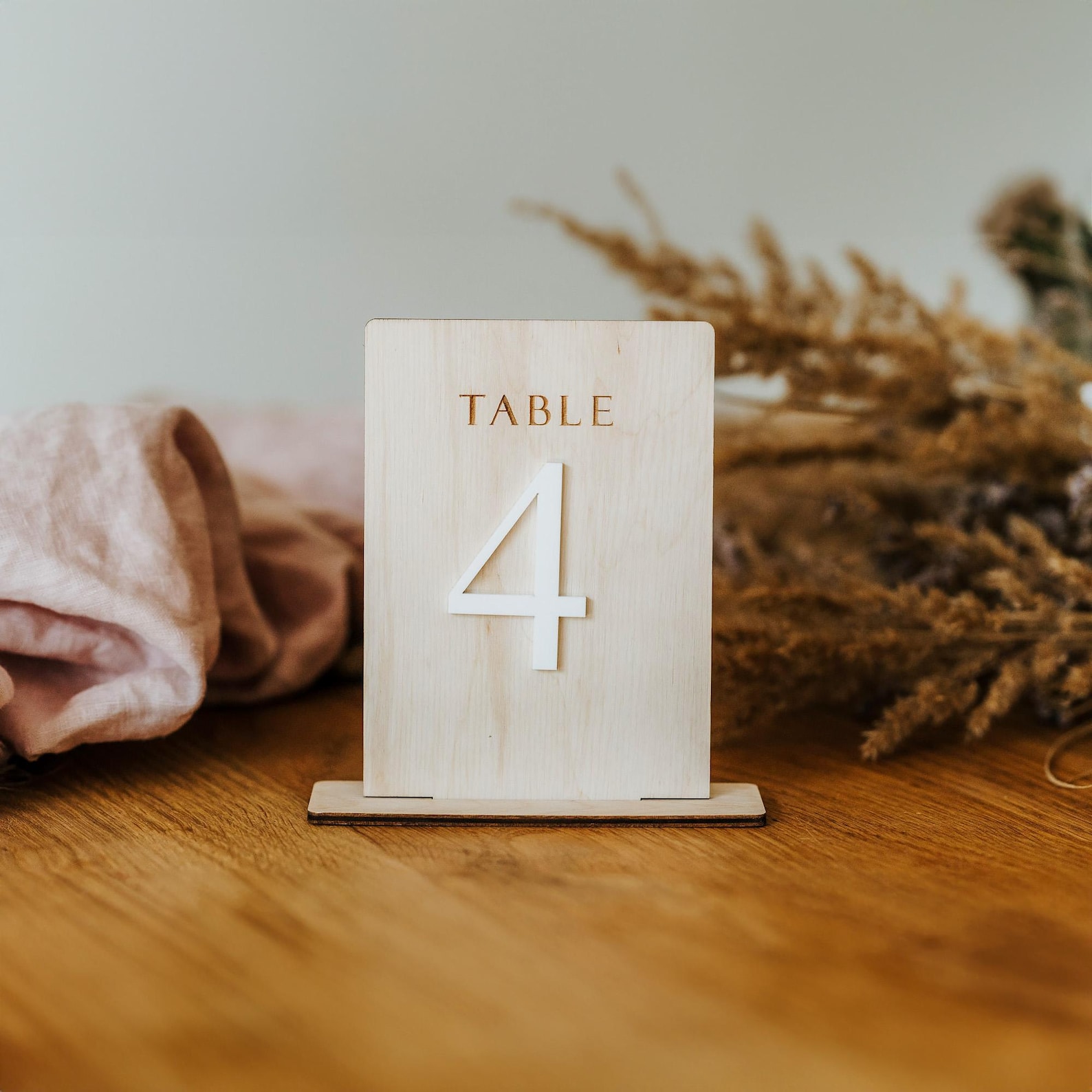 Custom Wooden Table Numbers for Boho Wedding, Wedding Reception Signs ...