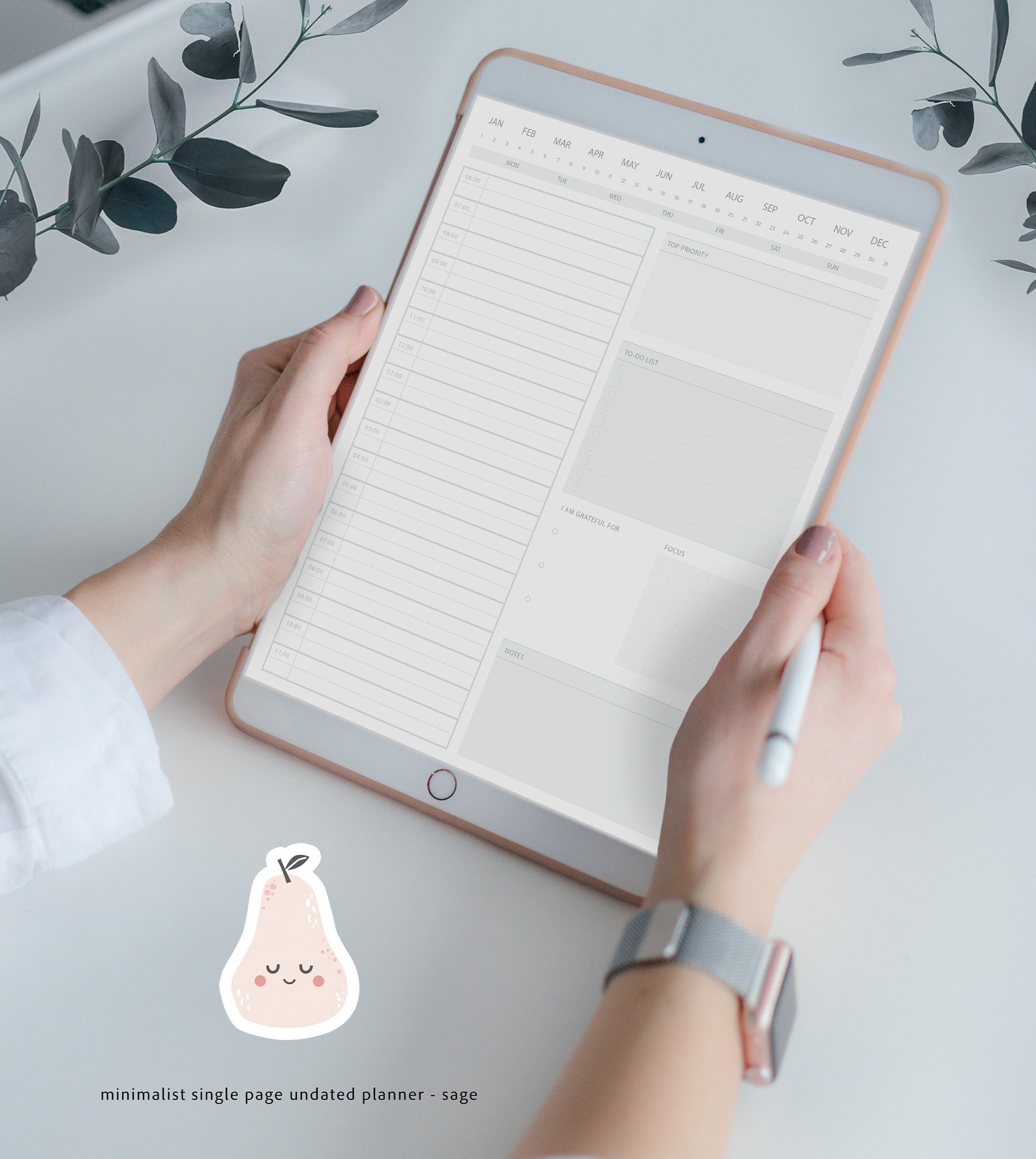 Single Page Undated Minimalist Planner With Infinite Pages - Etsy