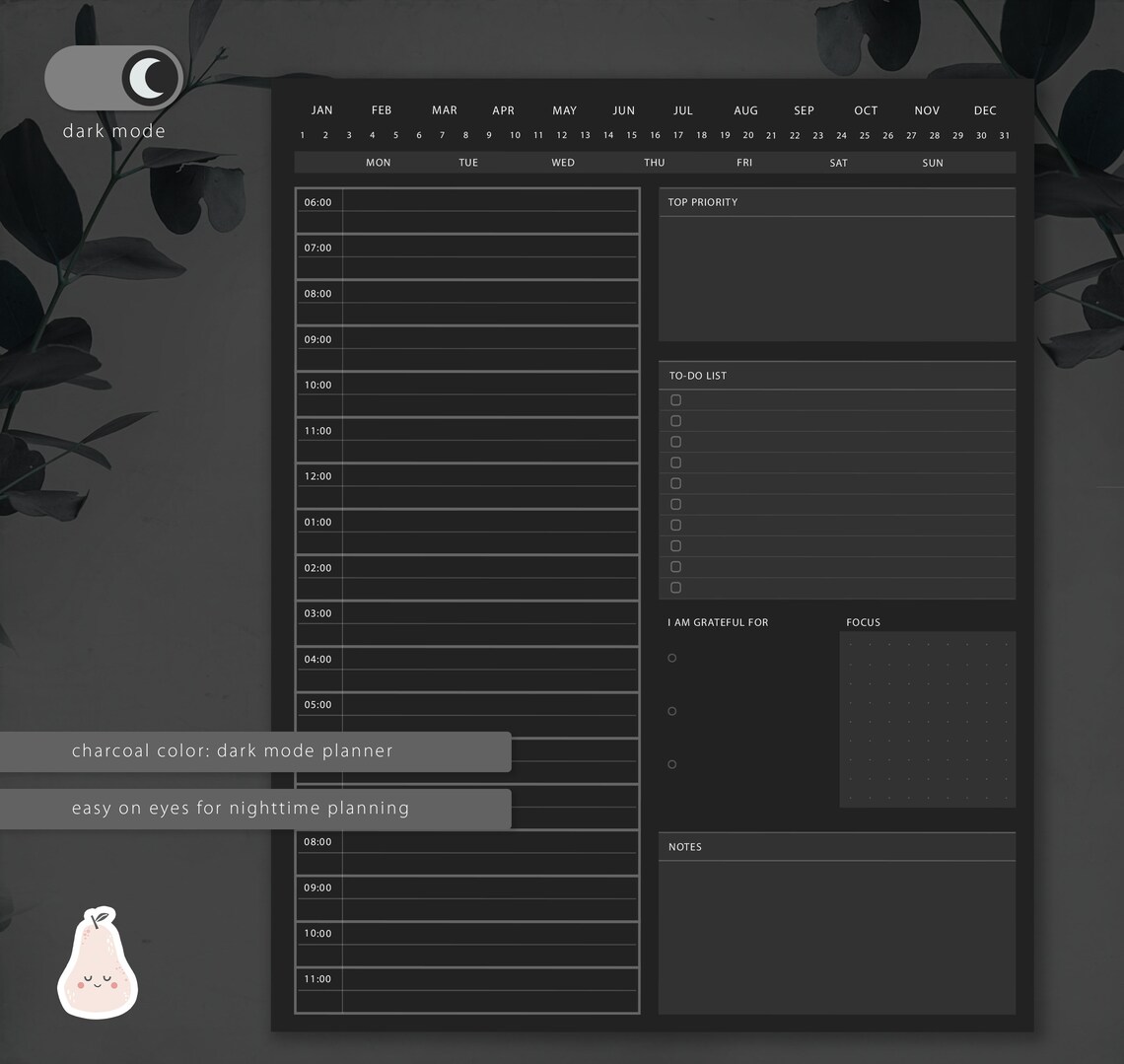 Single Page Undated Minimalist Planner With Infinite Pages - Etsy