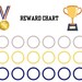 Printable Sports Reward Chart, Sports Sticker Chart, Kids Reward Chart ...