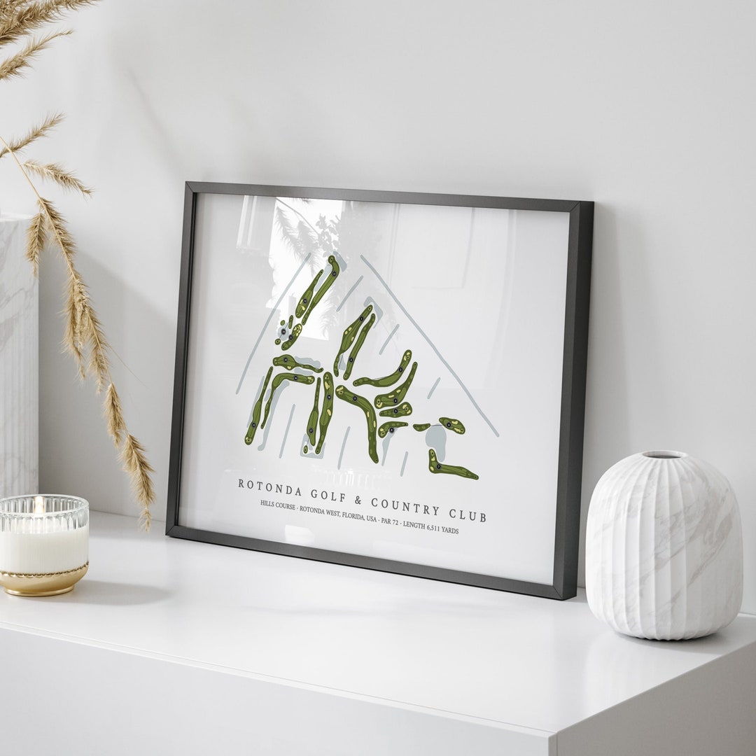 Rotonda Golf & Country Club - Palms Course, Florida - Golf Course Map ...