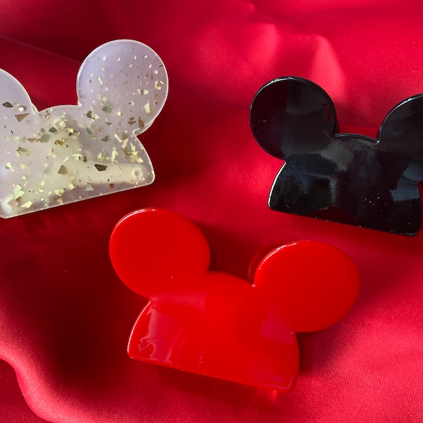 Mickey Hair Clip - Etsy